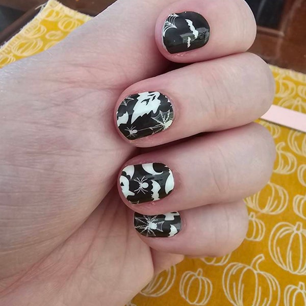 Pumpkin Patch Nail Wraps, Nail Polish Strips, Nail Stickers - Etsy