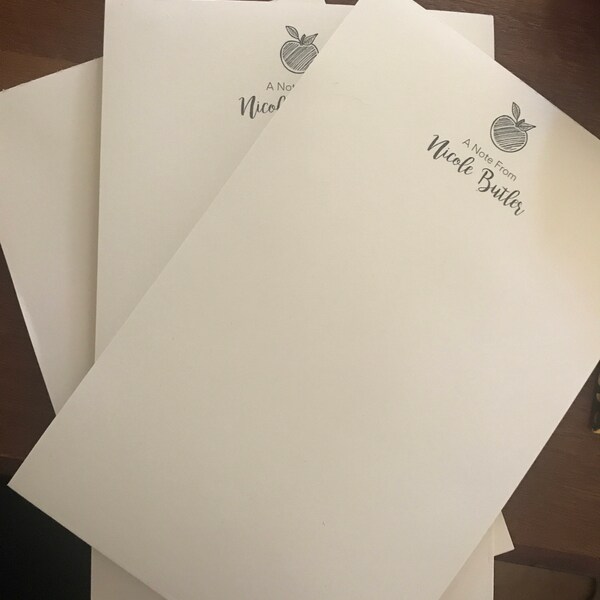Teacher Gift, Personalized Notepads - Etsy