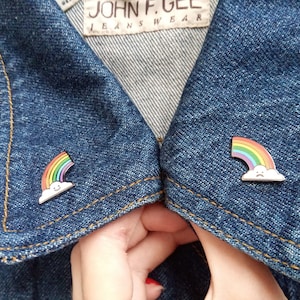 Transgender Bar Pin Subtle Trans Pride Flag Enamel Accessory | Etsy