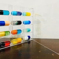 Pop-art 6 Inch Resin Pill Custom Pill Pharmacy Handmade Art Pill ...