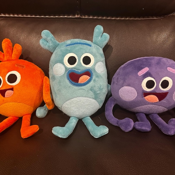 Abby Hatcher Bozzly Plush Toy, Bozzly Stuffed Animal, Bozzly Custom ...