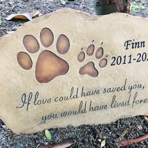 Personalized Garden Stones Engraved With Any - Etsy