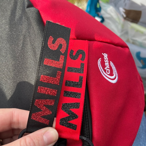 Personalized Pom Pom Name Tags: Cheer Team Gifts (set of 2) - Etsy