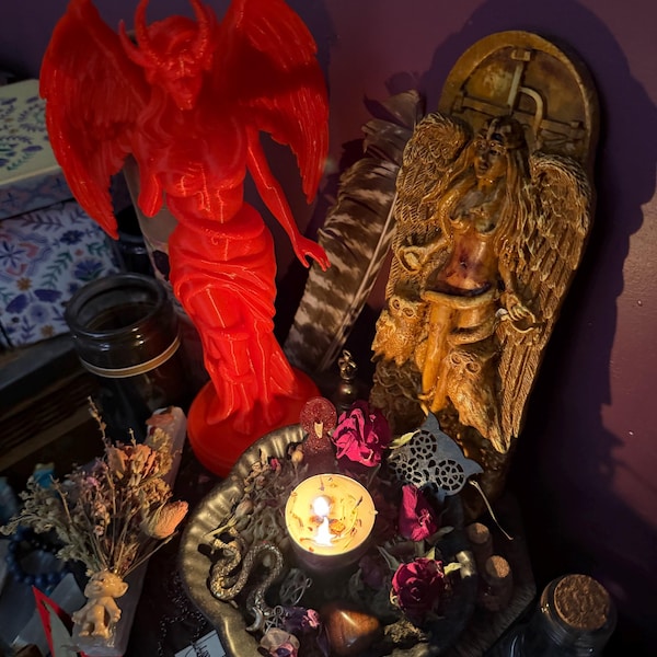 Lilith Statue | Lilith Altar | Lilith Goddess Statue | Lilith Figure ...