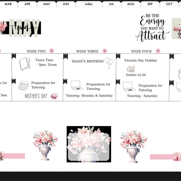 Printable Planner Inserts | Beautiful Planner Inserts | Daily and ...
