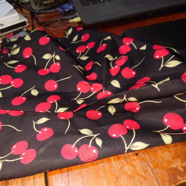 Vintage Style Retro Handmade Red Polka Dot Headscarf, Land Girl WW2 ...