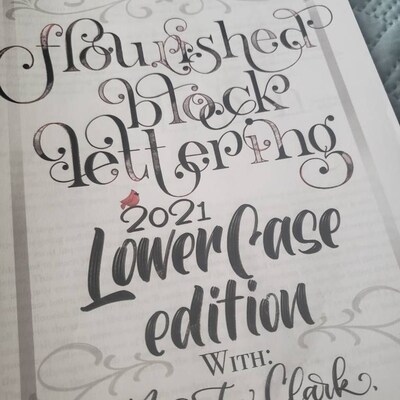 Flourished Block Lettering: Lowercase Edition - Etsy