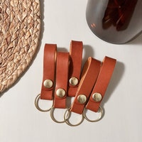 Leather Dog Bone Key Fobs 2 In. X 3 In.new-must See-leather Large Dog ...