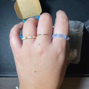 Braided Wire Rings Seed Bead Wire Ring Wire Wrapped Rings - Etsy