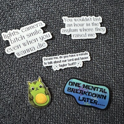 Yes Daddy Sticker Smut Sticker Waterproof Glossy Vinyl Sticker Cute ...