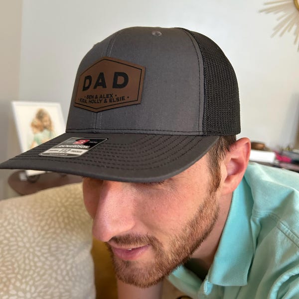 Personalized Dad Patch Hat, Dad Birthday Gift, New Dad Gift, Gift for ...