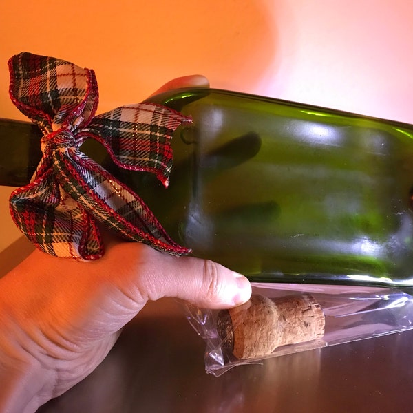 Slumped Wine Bottle Bowl - Etsy