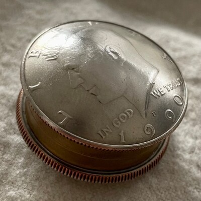 King Edward VII Penny Coin Snuff Box / Pill Pot / Stash Box / - Etsy