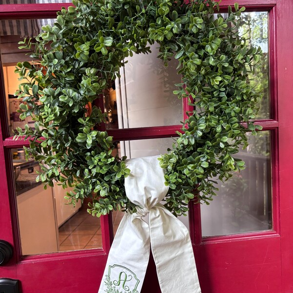 Easter Wreath Sash With Mother Goose & Name Monogrammed Easter ...