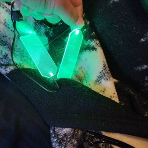 Extra Large Bendable Flexible LED Light up Cosplay Eyes White - Etsy