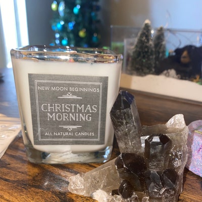 Christmas Morning Candles Holiday Crystal Candle Christmas Candle Soy ...