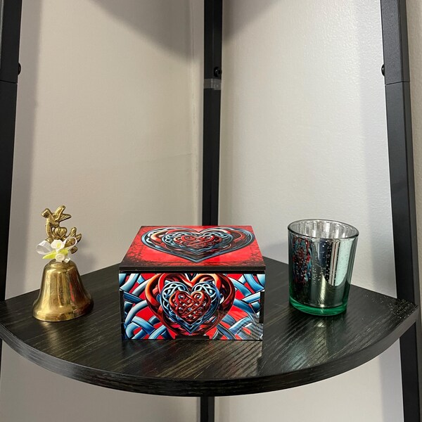 Sun and Moon Keepsake Box - Celestial Solar System Box, Jewelry Storage ...