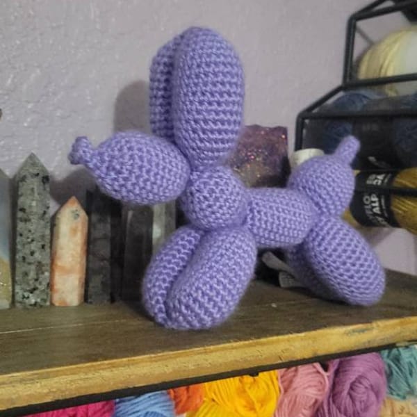 Balloon Animal Dog Crochet PATTERN ONLY Instant DOWNLOAD! Puppy ...