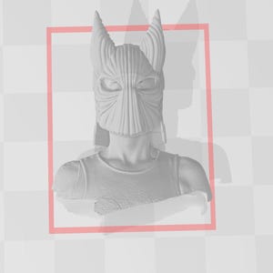 Fitted Face Mask - 3D Printed Face Mask Prop | Cosplay Front Face Mask ...