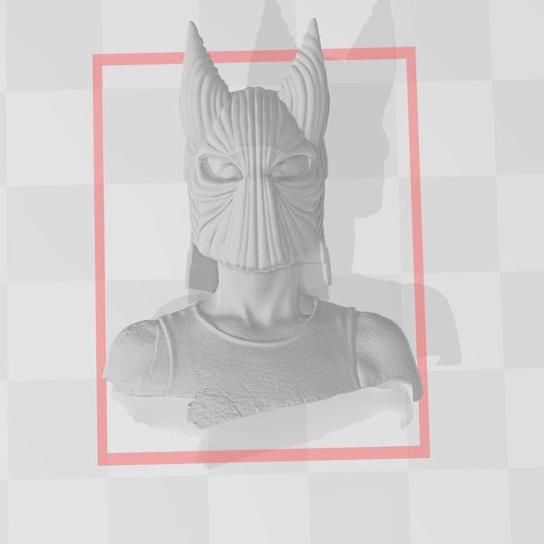 Fitted Face Mask - 3D Printed Face Mask Prop | Cosplay Front Face Mask ...