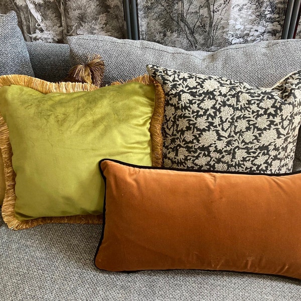 Long Lumbar Leopard Pillow // Leopard Print Cushion // Long Lumbar ...