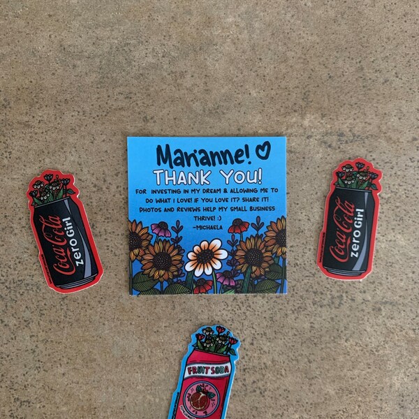 Coke Zero Girl Sticker,stickers for Hydroflask,laptop Sticker,cute Car ...