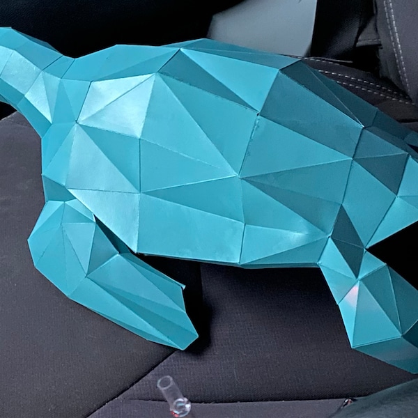 Sea Turtle Paper Craft, Digital Template, Origami, PDF Download DIY ...