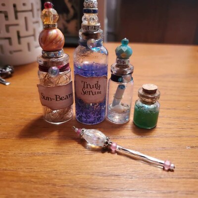 Magic Fairy Mini Potion Bottle Treasure Box Fairy Garden - Etsy