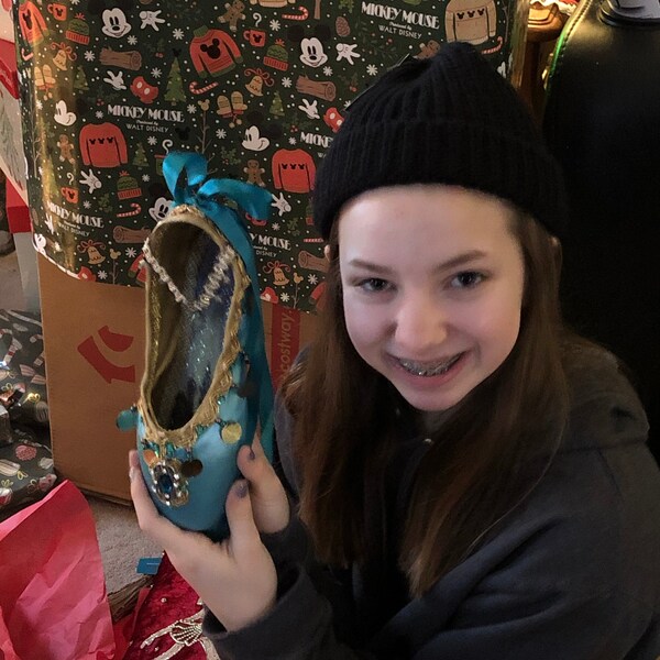 Decorated Pointe Shoe: Nutcracker,kingdom of Sweets, Gingerbread, Polichinelles, Candies ...