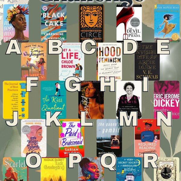 ABC / Alphabet Reading Challenge Template - Etsy