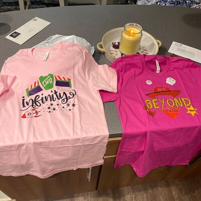 TWO INFINITY SHIRT Two Infinity and Beyond Couple Matching Shirts Toy ...