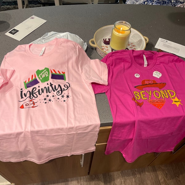 TWO INFINITY SHIRT - Two Infinity and Beyond - Couple Matching Shirts ...