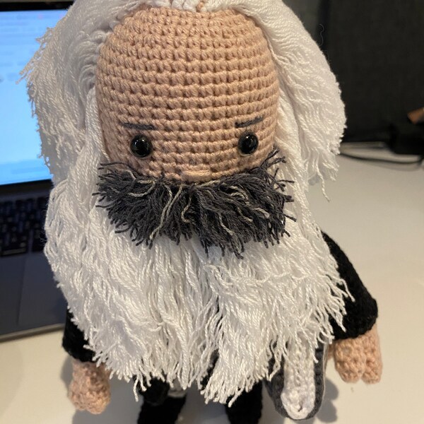 Philosopher Karl Marx Crochet Decor, Karl Marx Amigurumi Doll ...