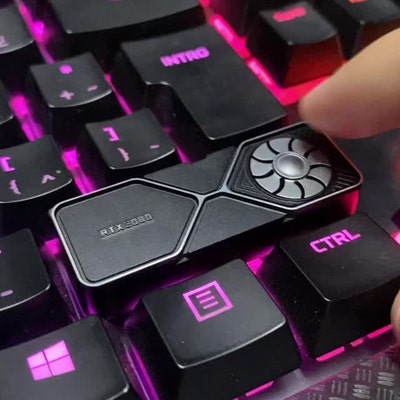 RTX3080 GPU Metal 2.75U 2.75X Keycap Cherry Mx Right Shift Keycaps ...