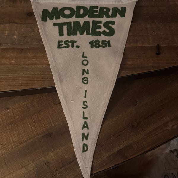 Hand Embroidered Pennant Flag Custom Unique City Name Pennant Flag ...