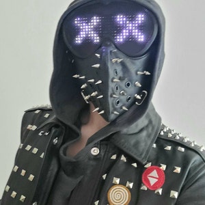 Professional Wrench Mask With LED Matrix Different Designs - Etsy