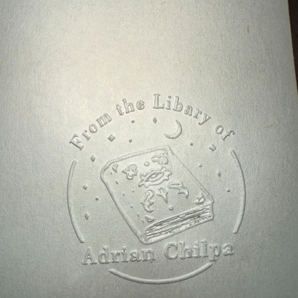 Book Embosser Personalized Library Embosser , Custom Book Embosser From ...