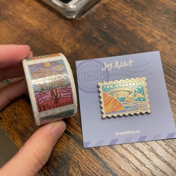 The Starship Enamel Pin Galaxy Pin Space Pin Stamp Enamel Pin Book Pins ...