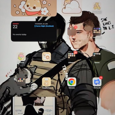 Shiba Inu App Icon Set Kawaii Aesthetic Theme for Android IOS Tablet ...