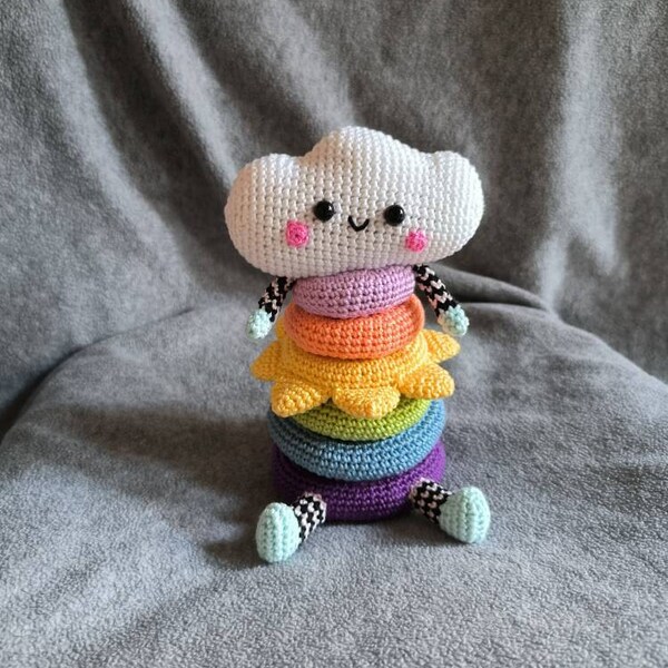 Cloud Stacking Toy - PDF Pattern, Crochet, Amigurumi - Etsy