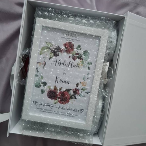 Islamic Graduation Slate Frame, Muslim Graduation Gift, Islamic ...