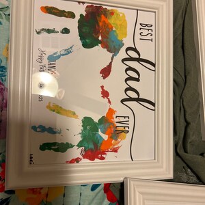 Handprint Art, Mother's Day Gift, Best Mom Ever Hands Down, Handprint ...