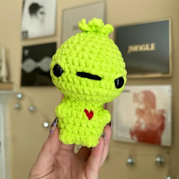 CROCHET PATTERN - Meanie Greenie | No Sew | Amigurumi | Crochet Plushie ...