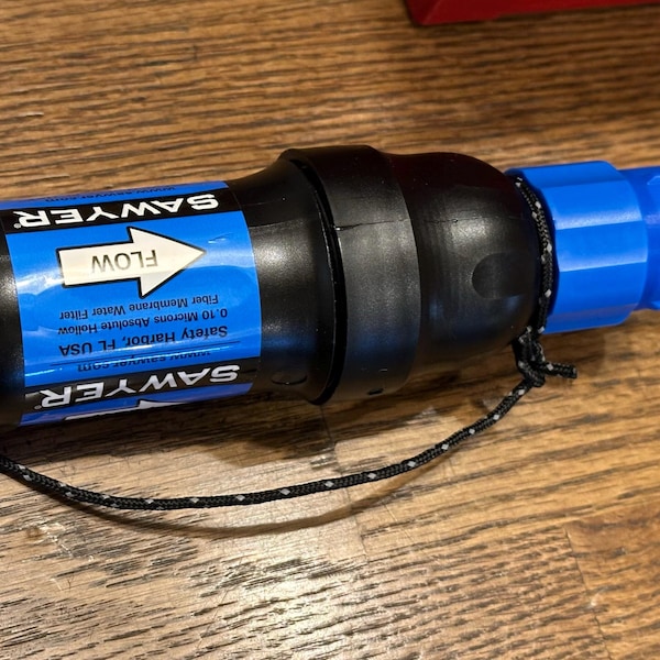 Sawyer Water Filter End Cap With Loop For Carrying Attachment 3d Printed Lightweight Ultralight