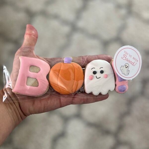 Halloween Cookie Cutter Set Boo! Cookie Cutter Set - Etsy
