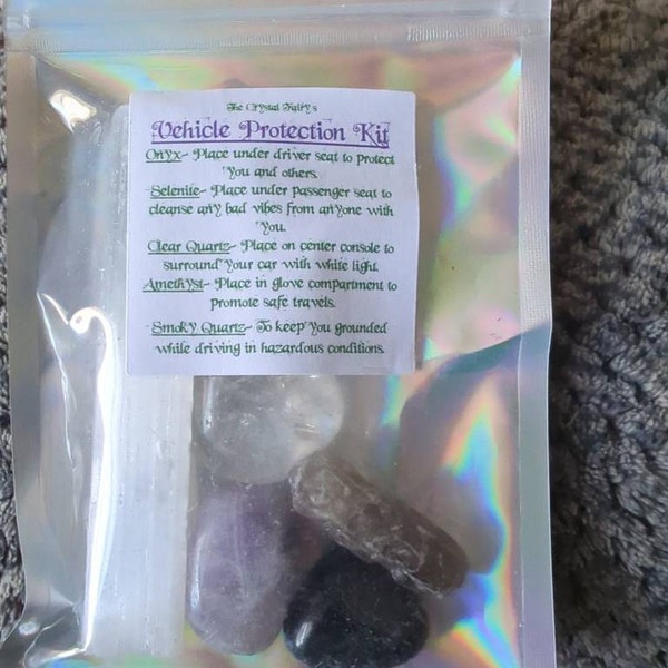 Vehicle Protection Kit // Crystal Protection Kit - Etsy