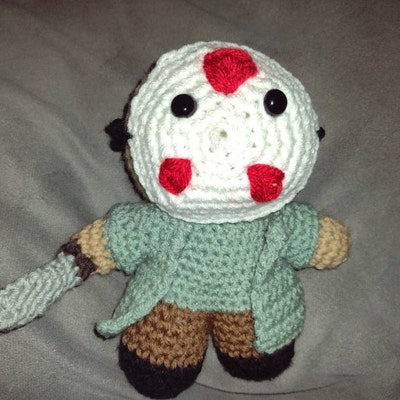 Pattern Only Halloween Horror Icon Inspired Jason Crochet - Etsy
