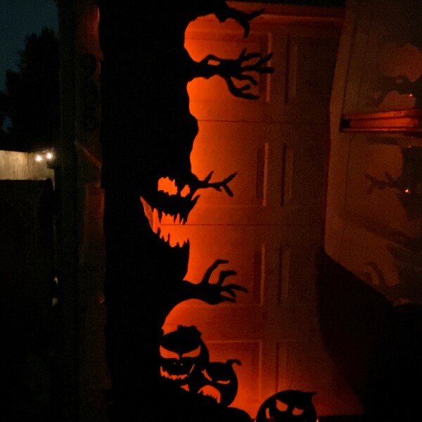 7.3ft Spooky Tree Template When Made. Printable Trace and Cut Halloween ...