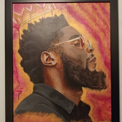 Roddy Ricch 24x24 Acrylic Painting on Canvas Made by Malik - Etsy