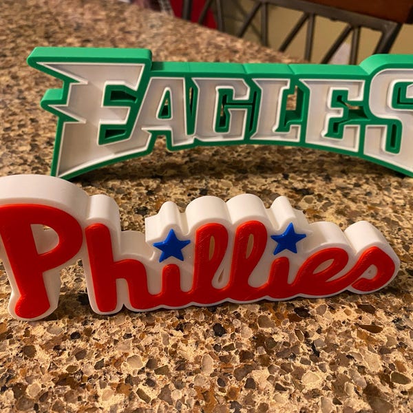 Philadelphia Eagles | Desk Decoration | Eagles Logo | Shelf Sitter ...